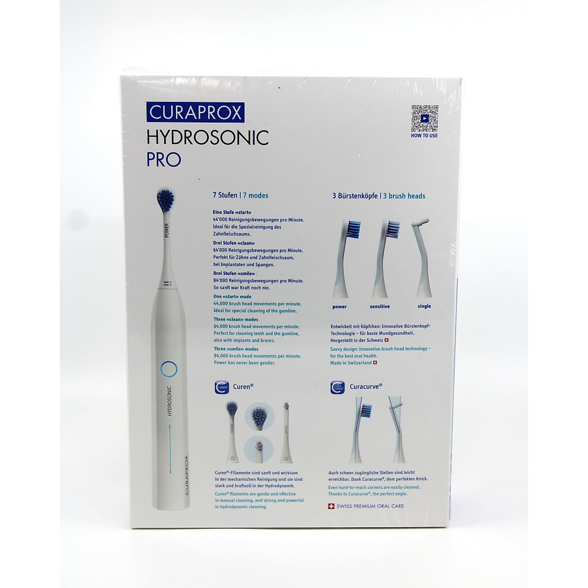 Curaprox Pro Electric Toothbrush With Charger and Travel Case