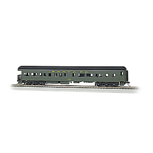 Bachmann Industries Santa Fe #407 Ho Scale 72' Heavyweight Observation Car with Lighted Interior