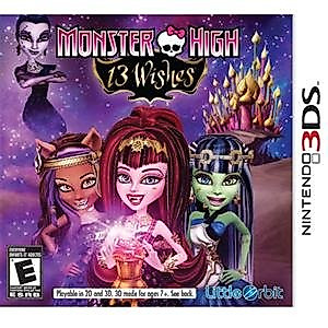 Majesco Genuine Monster High 13 Wishes 3DS