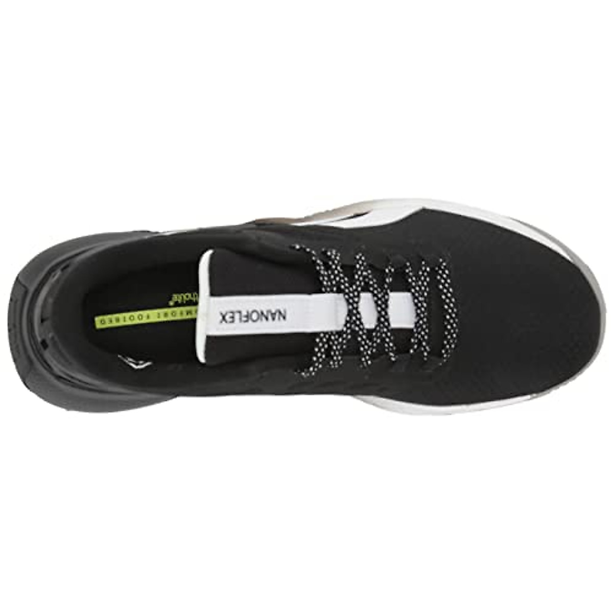 Reebok Women's Nanoflex Cross Trainer, Black/White/Pure Grey, 8.5