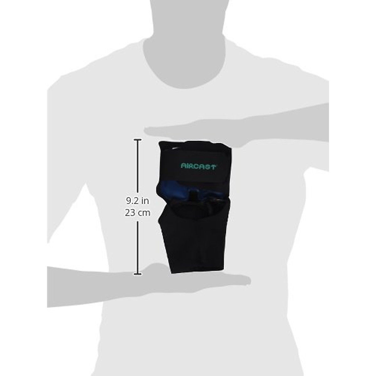 Aircast AirHeel Ankle Support Brace Without Stabilizers, Medium