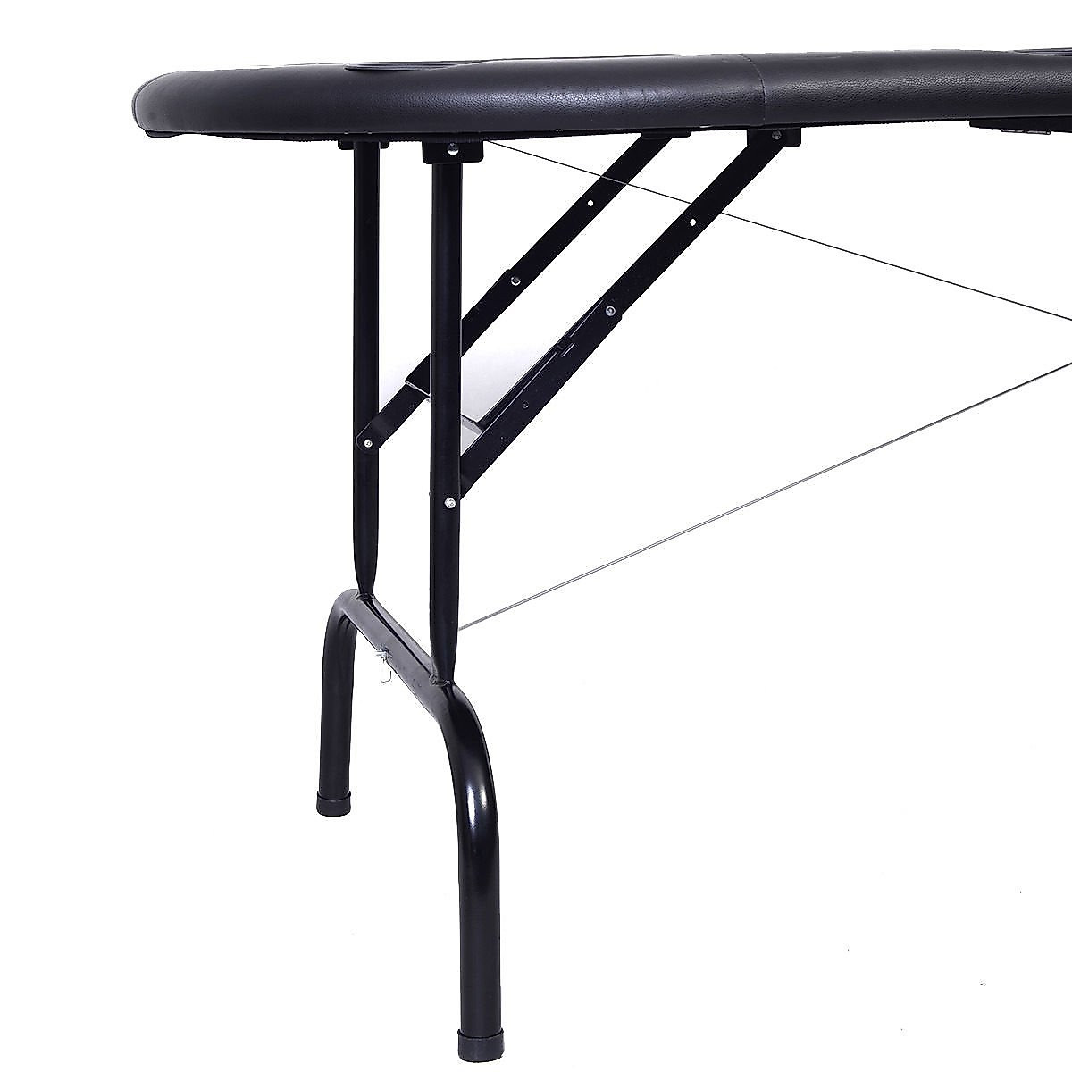 Mascarello Foldable 8 Player Poker Table Casino Texas Holdem Folding Poker Play Table