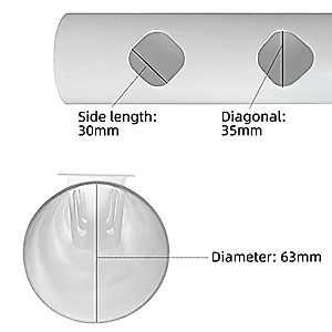 WEPLANT Hydroponic NFT 36 Holes Growing System with Special Fertilizer Timing Cycle, PVC Pipe Garden Plant Kit