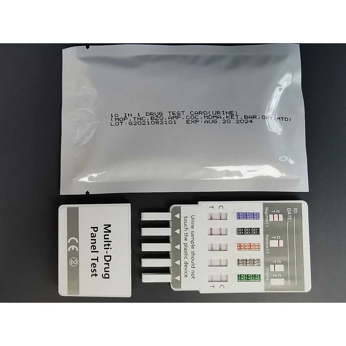 8 Pack-INVBIO Urine Test 10 Panel Screening Home Test Kit - Urine Multi-Drugconfirmed Dip Card, 5 Minuets Accurate Results