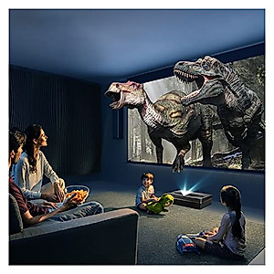 4K Laser Projector Home Theater Short 3D Laser Shock Smart TV Projector (Color : Add 100inch ALR)
