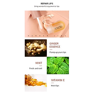 ANMANSY Lip Plumper Set,Natural Lip Plumper and Lip Care Serum,Lip Mask,lip gloss,Lip Enhancer for Fuller,lip filler,To Create Plump Lips,Reduce Fine Lines and Moisturize,Increased Elasticity Lip