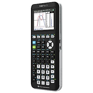 Texas Instruments® TI-84 Plus CE Color Graphing Calculator, Black/White
