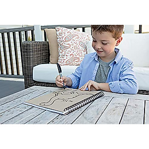 UCreate Create Your Own Cover Sketch Diary, Nat. Chip Cvr., 11" x 8-1/2", 50 Sheets