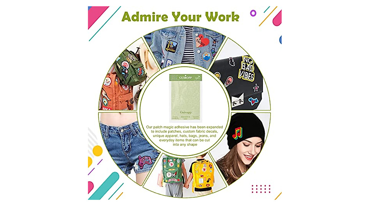 Magic Patch Adhesive Kit for Fast Fabric Repairs & Custom Patches