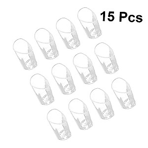 Luxshiny 15pcs small containers disposable glasses yogurt cup trifle bowl candy jar