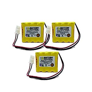 3PC Lithonia 277ELNF ELB-4865N ELB4865N Replacement Battery