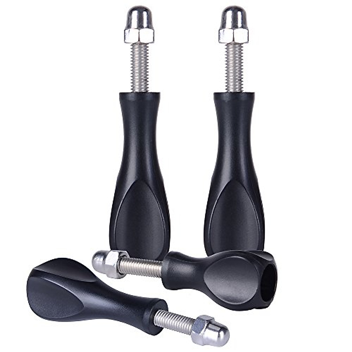 Suptig Thumbscrews 3pcs Long Thumbscrew and 1pc Short Thumb Screws for Gopro Hero 11 Hero 10 Hero 9 Hero 8 Hero 7 Hero 6 Hero 5 Hero 4 Hero 3+ Hero 3 Gopro Max Session and Yi Action Sjcam Akaso Cam