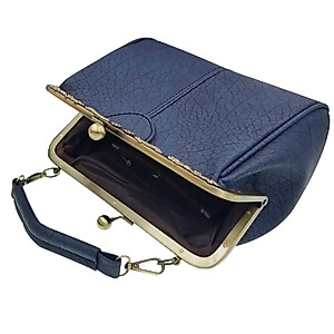 Donalworld Women Retro Hollow out PU Leather Handbag L Flp