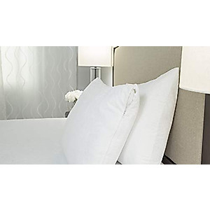 Protect-A-Bed, Premium Cotton Terry Pillow Protector, Zippered, Waterproof, 1-Pack, Queen Size