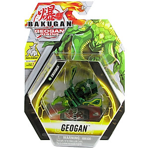 Bakugan Geogan Rising 2021 Ventus Swarmer Geogan (Viloch Combiner Part 7 of 7) Collectible Action Figure and Trading Cards
