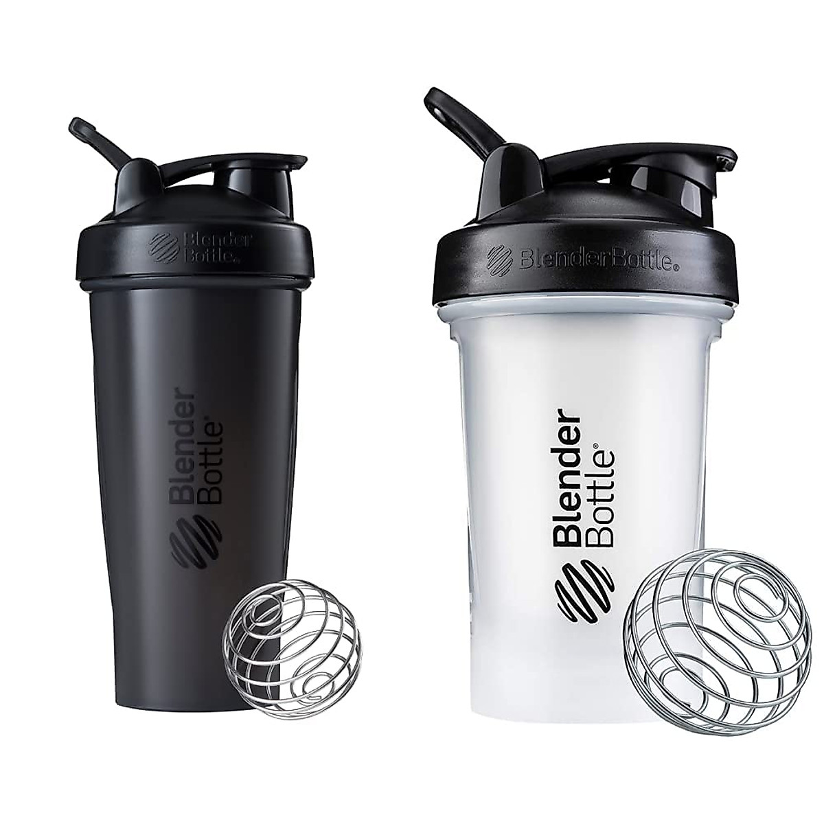 BlenderBottle Classic Shaker Bottle and BlenderBottle Classic V2 Shaker Bottle
