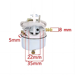 Fremnily 631954 632371 Carburetor compatible with Tecumseh Snow Blower 632371A H50 HSK50 H60 HSK60 H70 H80 HSK70 7HP Snowblower Snowthrower Engine