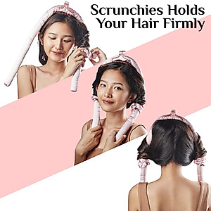 Solkatt. Heatless Curling Rod Headband, No More Heat for Curly Hair, Sleep in with Cute Scrunchies and Wake Up to the Perfect Wavy Hair, Soft Rods Comfortable to Sleep in Soft Waves, Easy to Use