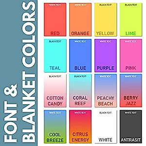 Custom Blanket with Photo & Text, Personalized Flannel Throw Blankets Upload Any Photo Custom Gifts for Dad, Mom, Family, Friends, Couples, Dogs, 30"x40" - 1 Photo