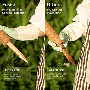 Moss Pole for Plants Monstera, 52 Inch Moss Stick, Fusisi Plant Pole for Climbing Plants Coir Totem Pole - Plant Support for Indoor Potted Plants Train Creeper Plants Grow Upwards - 4 Pack