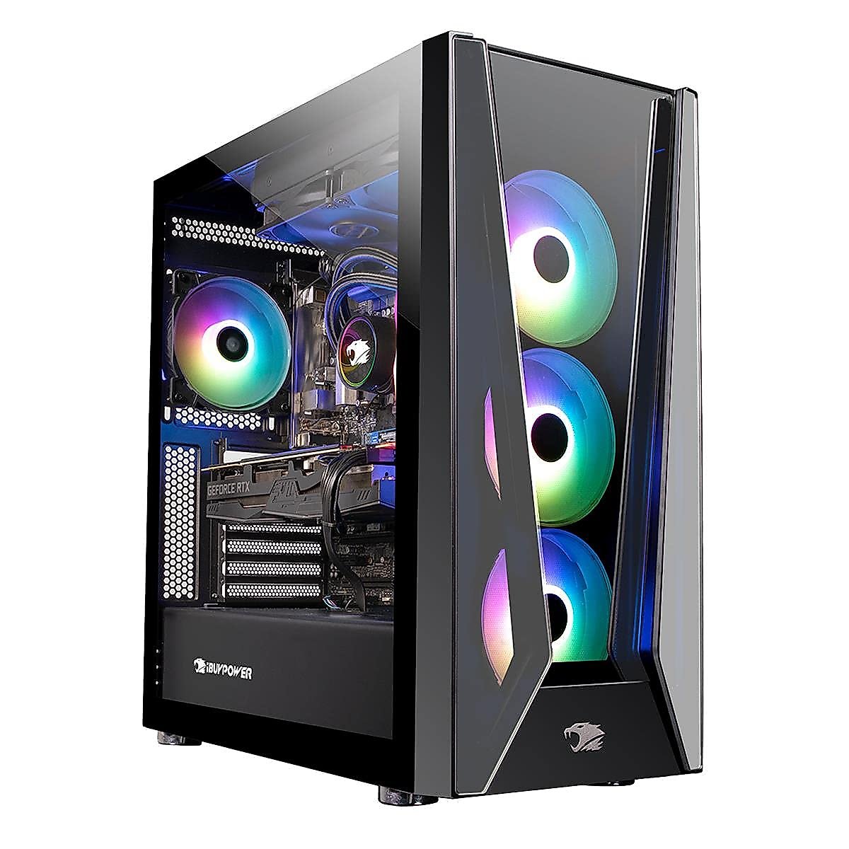 iBUYPOWER Trace5MR 1003Ti Liquid Cooling Gaming Desktop Computer, Intel Core i7-11700KF 3.6GHz, 16GB RAM, 1TB SSD NVIDIA GeForce RTX 3080Ti 12GB, Windows 10 Home, Free Upgrade to Windows 11