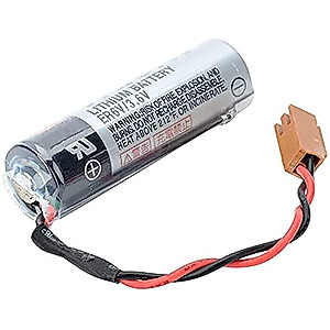 WELLVEUS 20 Pcs ER6V/3.6V 2400mAh PLC Battery Lithium Battery with Plug for M64 System with Plug US Stock