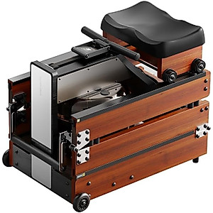 KINGSMITH WR1 Foldable Water Rowing Machine Patented 3-Fold Technology, Full Body Workout, Low-Impact, Digital Display