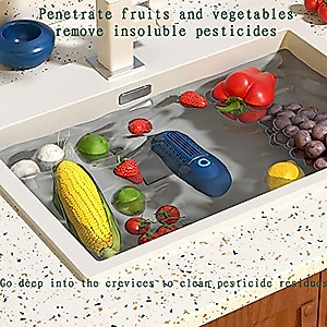 Capsule Fruit And Vegetable Purifier 4400mah Wireless Induction Charging, Used To Purify Fruits And Vegetables, Seafood, Meat, Cereals, Etc，smart Home Products