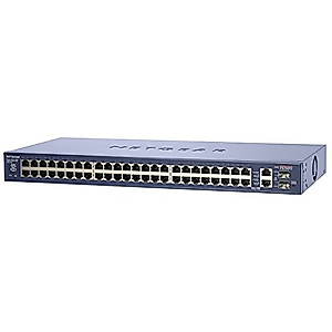 ProSafe 48-Port 10/100 Smart Switch with 2 Gigabit Ports