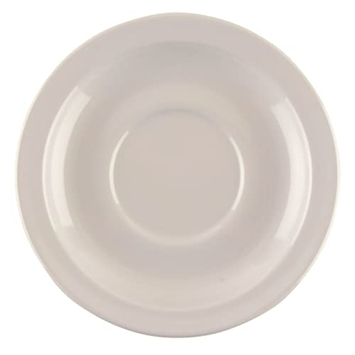 G.E.T. Enterprises DC-200-W White 5.75" Saucer for DC-100 & DC-101 (Pack of 12)