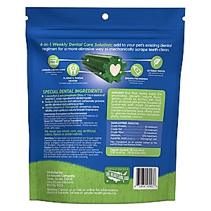 Ark Naturals Extreme Clean Brushless Toothpaste – Large Breeds, 18oz Bag – Long-Lasting Dog Dental Chew with Toothpaste Center – Freshen Breath, Reduce Plaque & Tartar with Dental Chews for Dogs