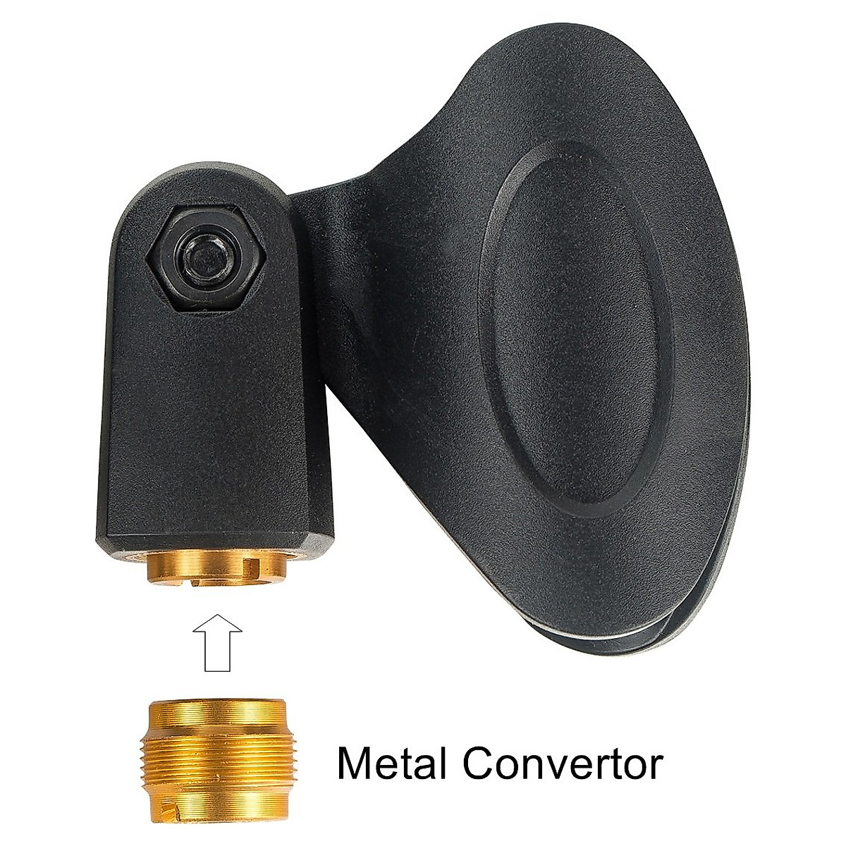 Bearstar Universal Desktop Microphone Stand Adjustable MIC Tabletop Stand with Microphone Clip Such as Sm57 Sm58 Sm86 Sm87