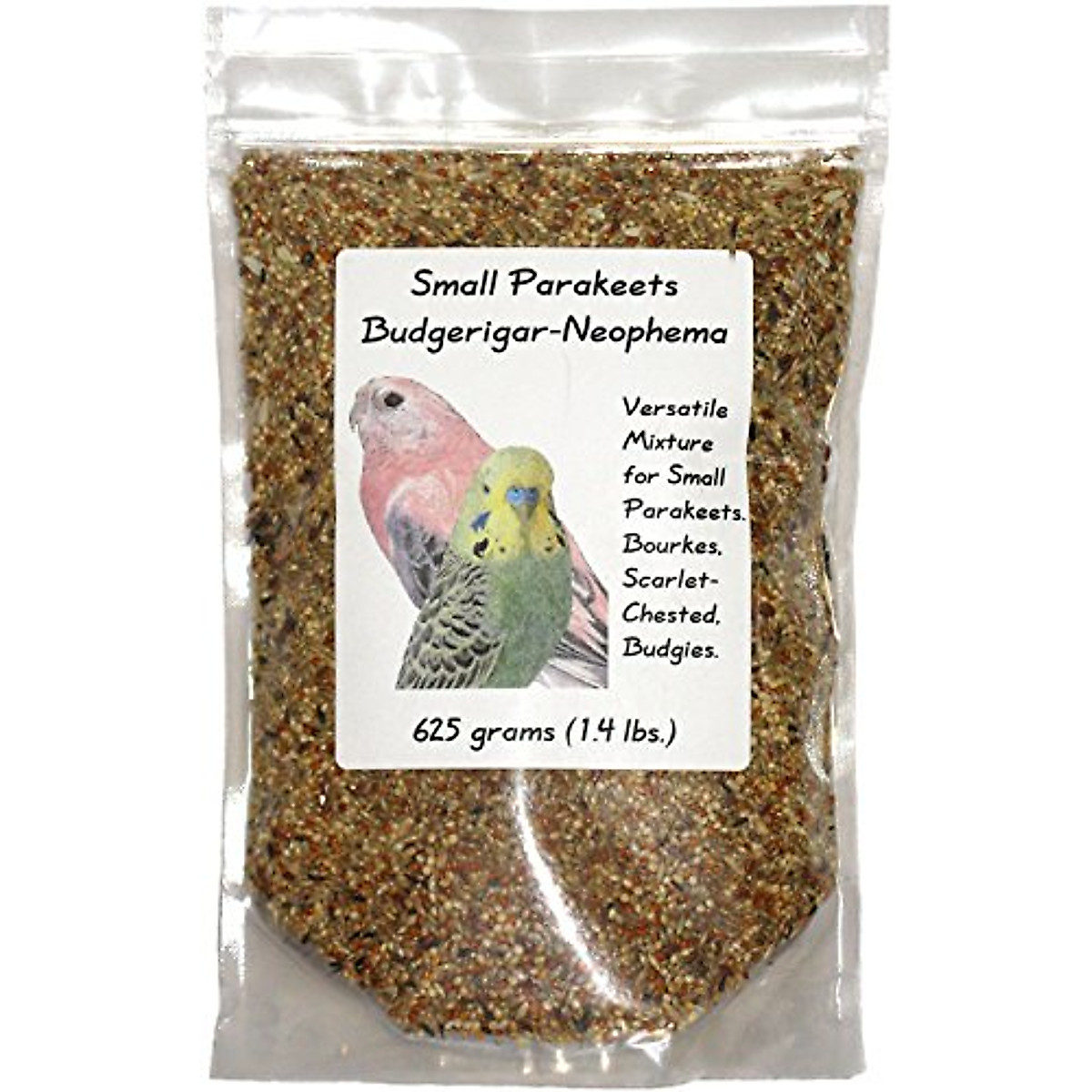 Penn Seed Small Parakeet (Budgie-Neo), 625 g (1.4 lbs) Zip Bag