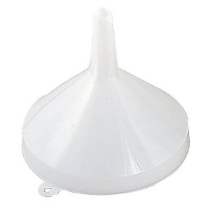 Browne Plastic Funnel, 32-Ounce, White