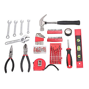 BCGUANG Home Tool Kit 136-Pcs,Protable Complete Hand Repair Tool Set with Case,Toolbox Storage Case for DIY Home Repairs