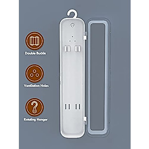 Travel Toothbrush Case, Lapfoon Travel Toothbrush Holder for Manual Toothbrush