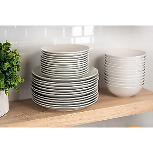 10 Strawberry Street 7.5" Catering Coupe Salad/Dessert Plate, Set of 12,White