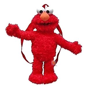 Sesame Street Elmo Plush Doll Backpack Bag 15 inches