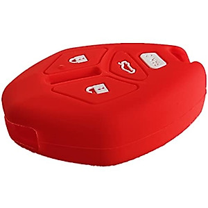 Smart Key Fob Cover Case Protector Keyless Remote Holder for Reference: Mitsubishi Eclipse 2006-2012, Endeavor 2006-2011, Galant 2006-2012, Lancer 2007-2013, Outlander 2007-2013 4buttons