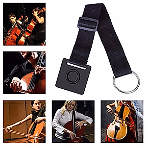 YoungRich Adjustable Cello Endpin Anchor Non-slip with O-ring Stopper Stand Thick Pad Antiskid Sponge for Cellist Practice Performance