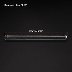 MECCANIXITY 3.3 Borosilicate Glass Stick 5.91" Length 10mm Dia Stir Rod Mixing Tools with Both Ends Round for Lab Kitchen Science 3Pcs