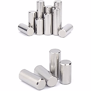 Othim 10 Pcs Stainless Steel Dowel Pins Length 10-22Mm, Dowel Pin Fastener Elements Used on Precise Location, Diameter 12Mm,Length 15mm