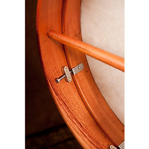 18" Red Cedar Bodhran Drum - Crossbar