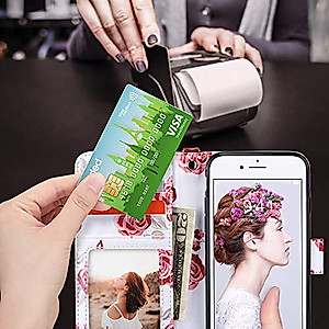 ULAK iPhone 8 Wallet, iPhone SE Wallet Case 2020, iPhone SE 3 Wallet 2022, iPhone 7 Flip Wallet Case, PU Leather Kickstand Card Holder Protective Cover for iPhone 7/8/iPhone SE 2 3 Gen 4.7'', Burgundy