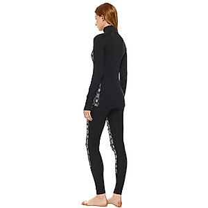 Aeiniweraabbcc Adeptwool Women's Merino Wool Base Layer John Set Half Zip Top and Bottom Thermal Underwear
