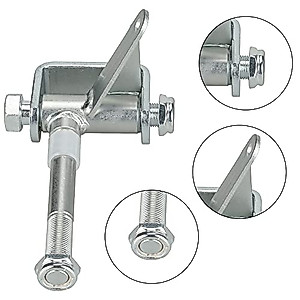 GREHUA Right Left Steering Spindle Bracket Set 5/8" Axle Kingpin 4-1/2" Long 2PCS for 212cc 196cc 6.5hp 420cc 301cc 13hp 15hp Manco Yerf-dog Azusa Go Kart Replacement Parts Cart Accessories Heavy duty