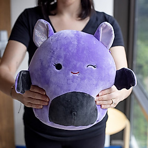 Squishmallows 10" Joldy The Purple Bat - Officially Licensed Kellytoy Plush - Collectible Soft & Squishy Bat Stuffed Animal Toy - Add to Your Squad - Gift for Kids, Girls & Boys - 10 Inch