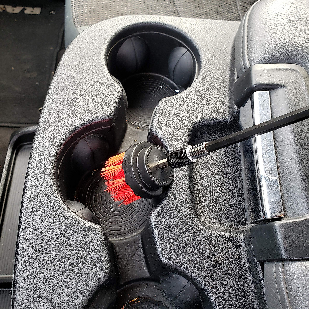 Bring It On Cleaner Drill Brush Attachment Set 3 Brushes - Bring It On Power Scrubber Brush Cleaning Kit, 5 Inch Extension, Use On Grout, Cars, Bathroom Surfaces, & Tile