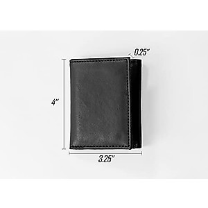 Rico Industries NFL Dallas Cowboys Laser Engraved Black Portable Charger Keychain (Universal for all phones) and Tri-Fold Wallet Gift - Great Gift Item