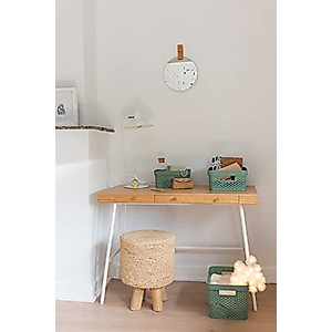 Curver Infinity Dots x4 Small Rectangular Storage Basket 4.5L - Green